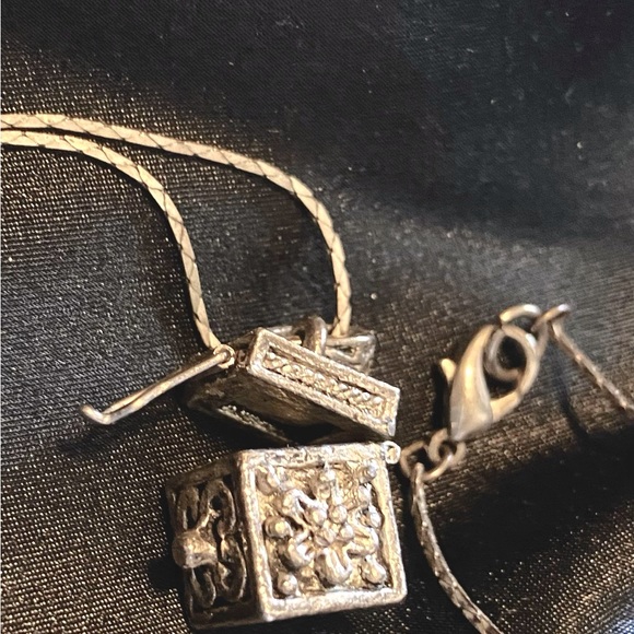 Jewelry | Antique Silver Renaissance Prayer Box Charm Silver Chainalso ...